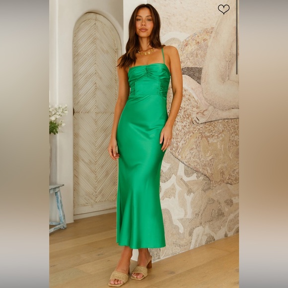 Fortunate One | Dresses | Devotion To You Maxi Dress Green | Poshmark
